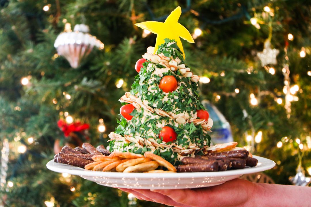 Festive Christmas Tree cheesy Crab Dip • Harbor Fish Market